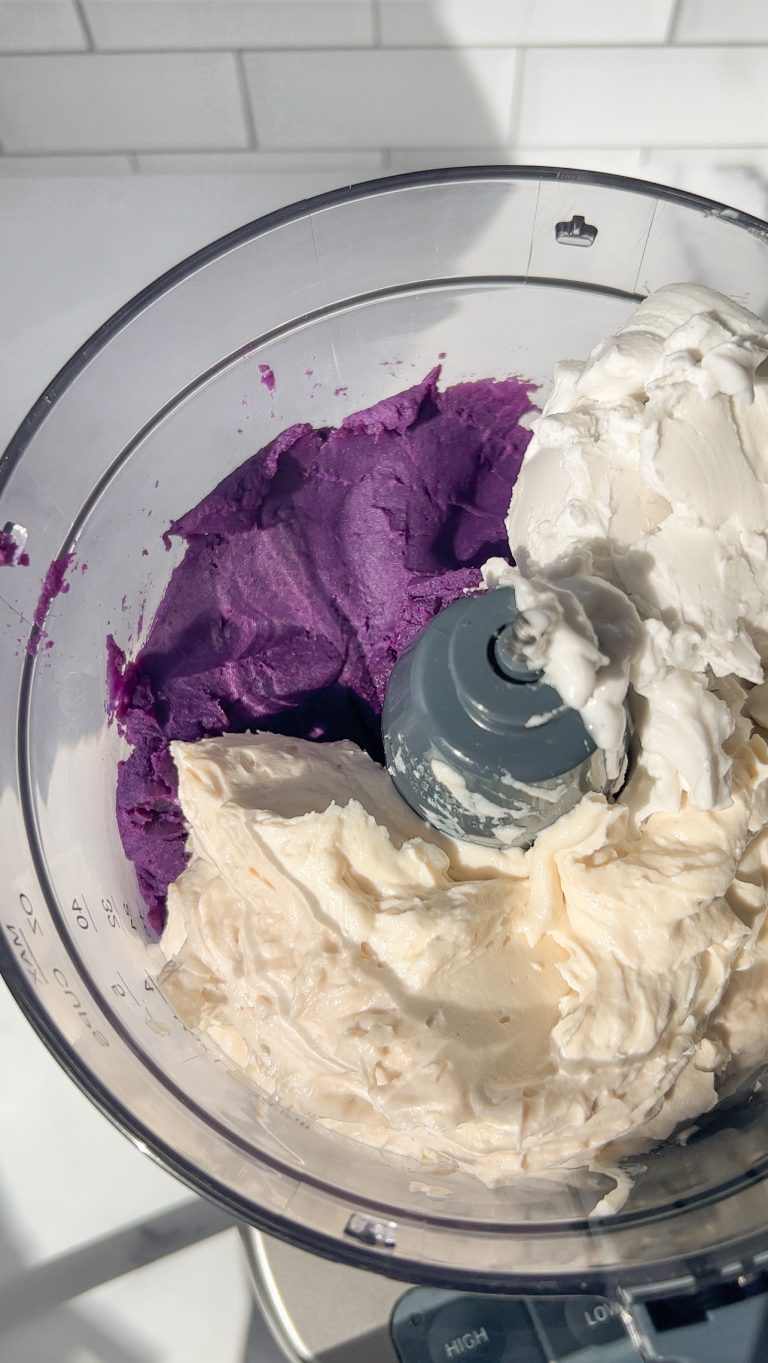 Ube Cheesecake Recipe (No-Bake, Dairy-Free) - Veggie World Recipes