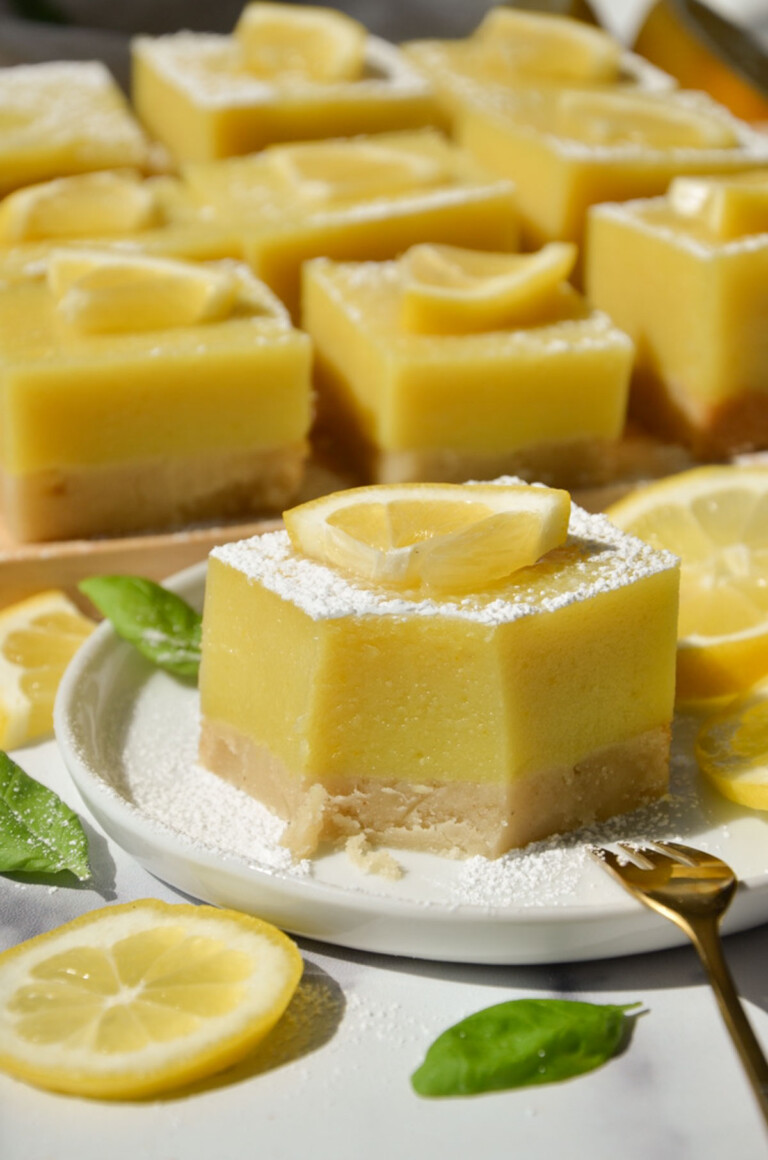 Vegan Lemon Bar Recipe (Gluten-Free, Starbucks Inspired)